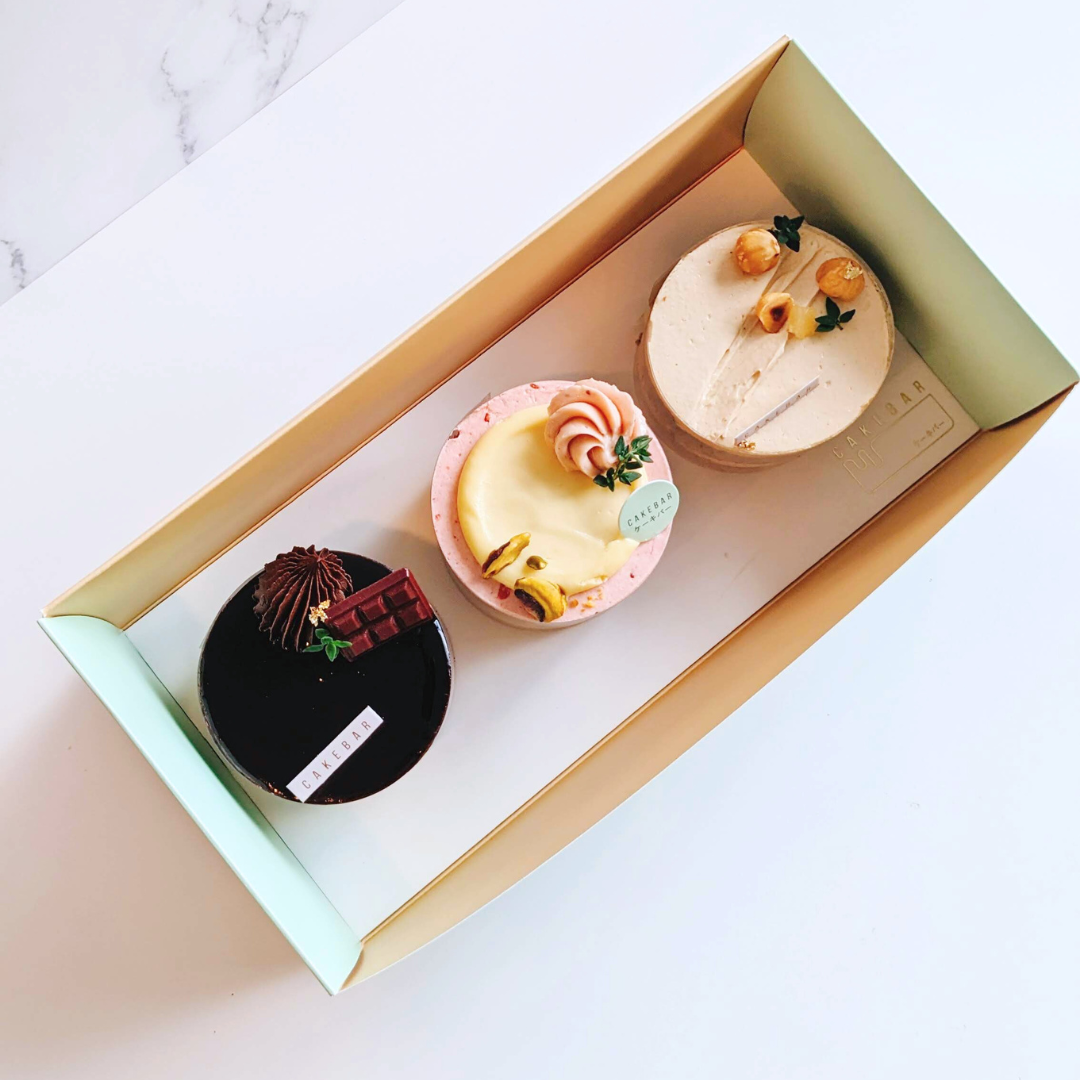 Customize Your Trio Cake Gift, Anytime Pickup Cakebar – CAKEBAR.COM.SG