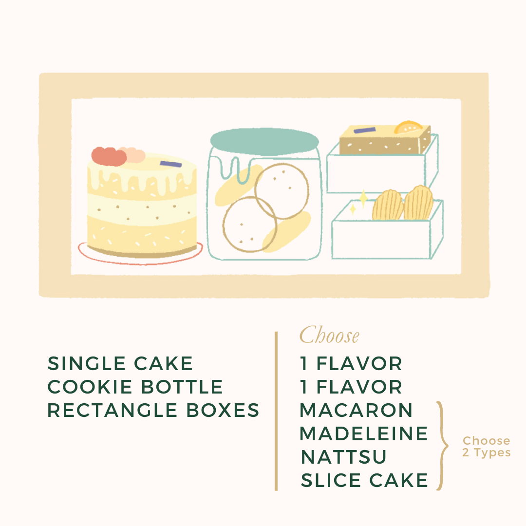 Create Your Own Cake Pair: Mix & Match Joie De Pastry Gift Box Cakebar ...